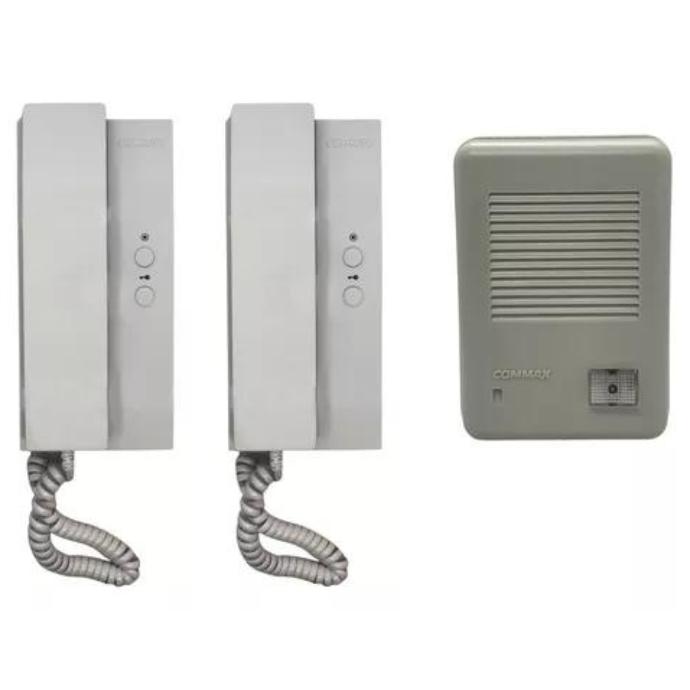Kit Portero Electrico Commax de aplicar con 2 telefonos (DP-LA101/DR-201D) | iCuadrado